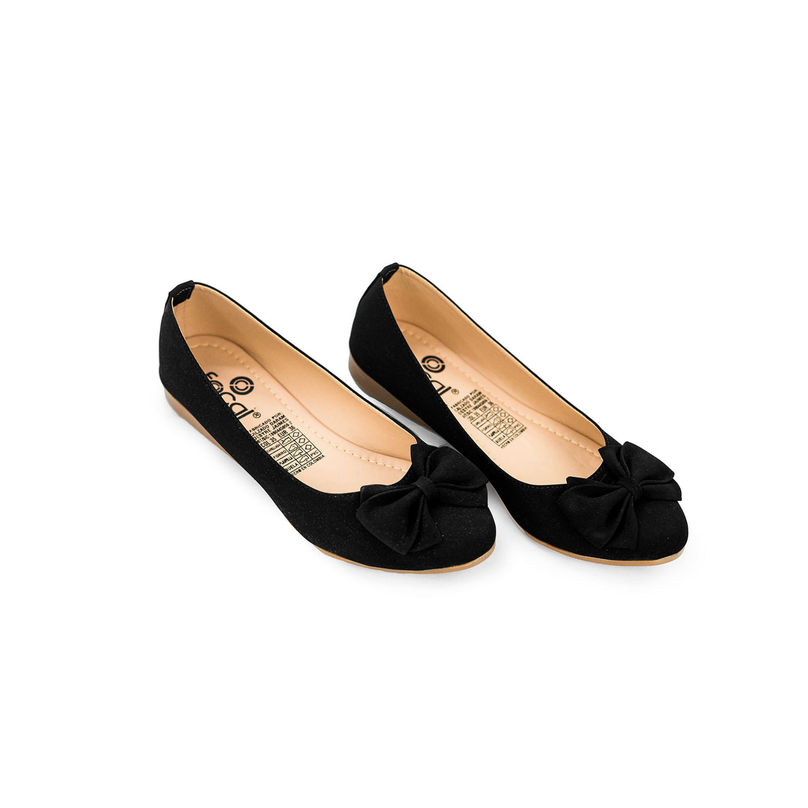 BALETAS NEGRO FOCAL MUJER